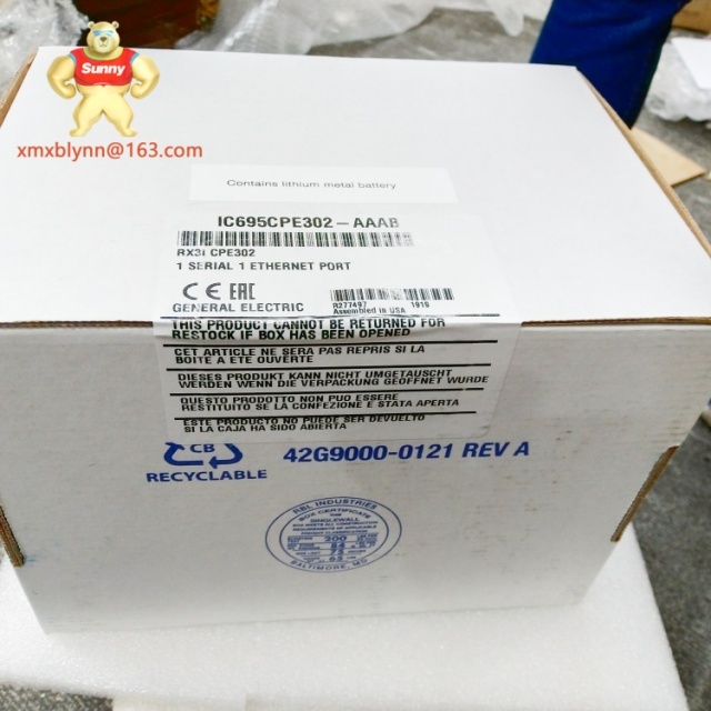 GE IC695CPE302AAAB | RX3i Series PLC CPU Module