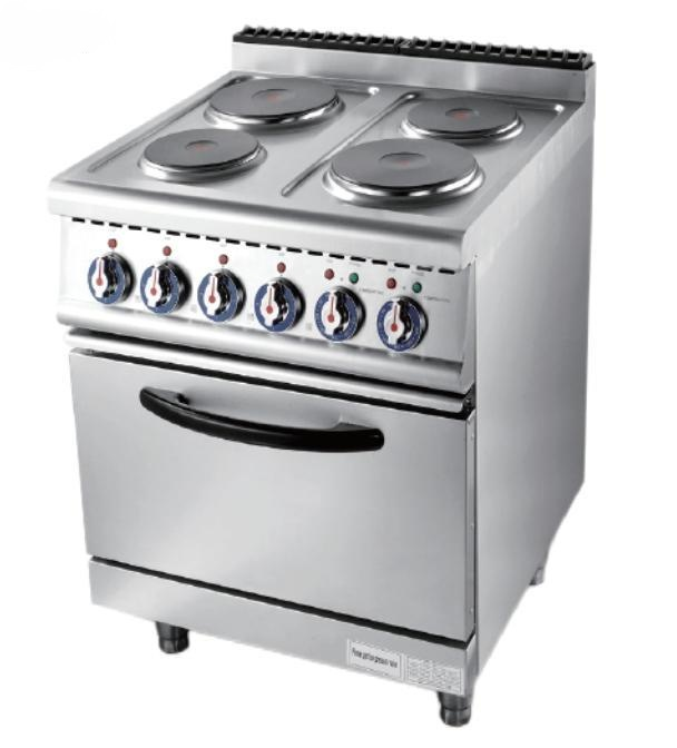 Electric 4 Hot Plate Cooker with Oven(Round),Electric Hot Plate Cooker