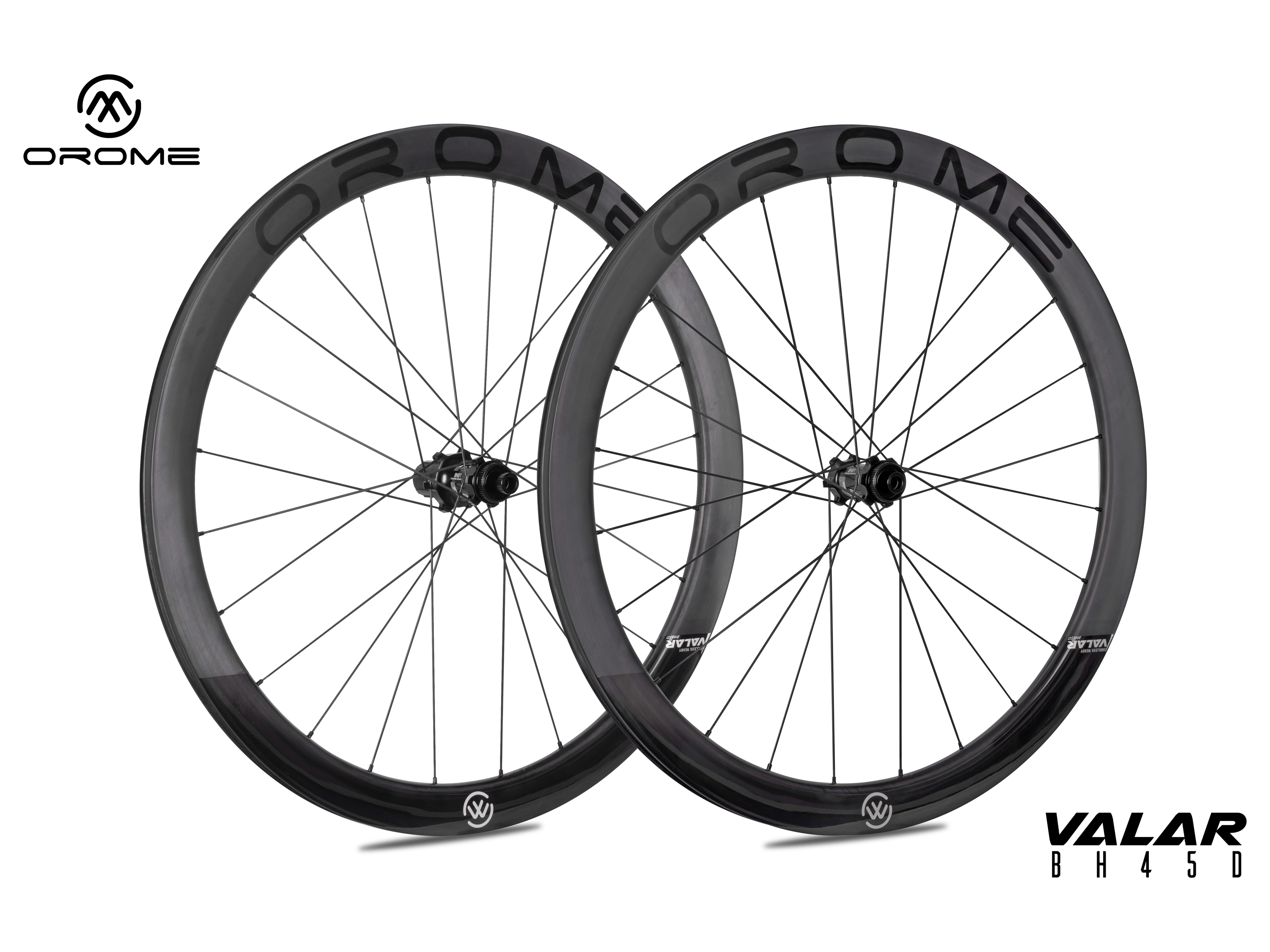 OROME Valar BH45D Disc Brake Road Carbon Wheelsets.