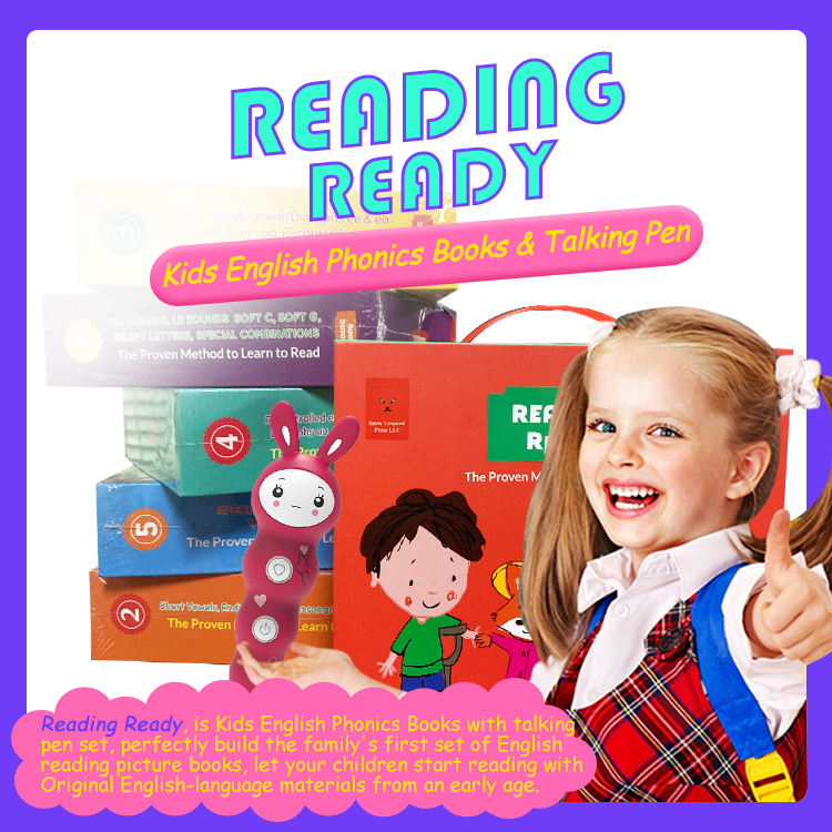 Peek A Boo Talking Pen Books Interactive English Learning for Kids 3-8 ...