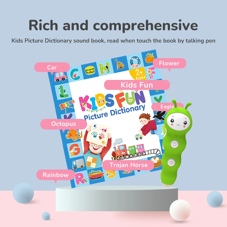 Kids Fun Picture Dictionary with Talking Pen Interactive English ...