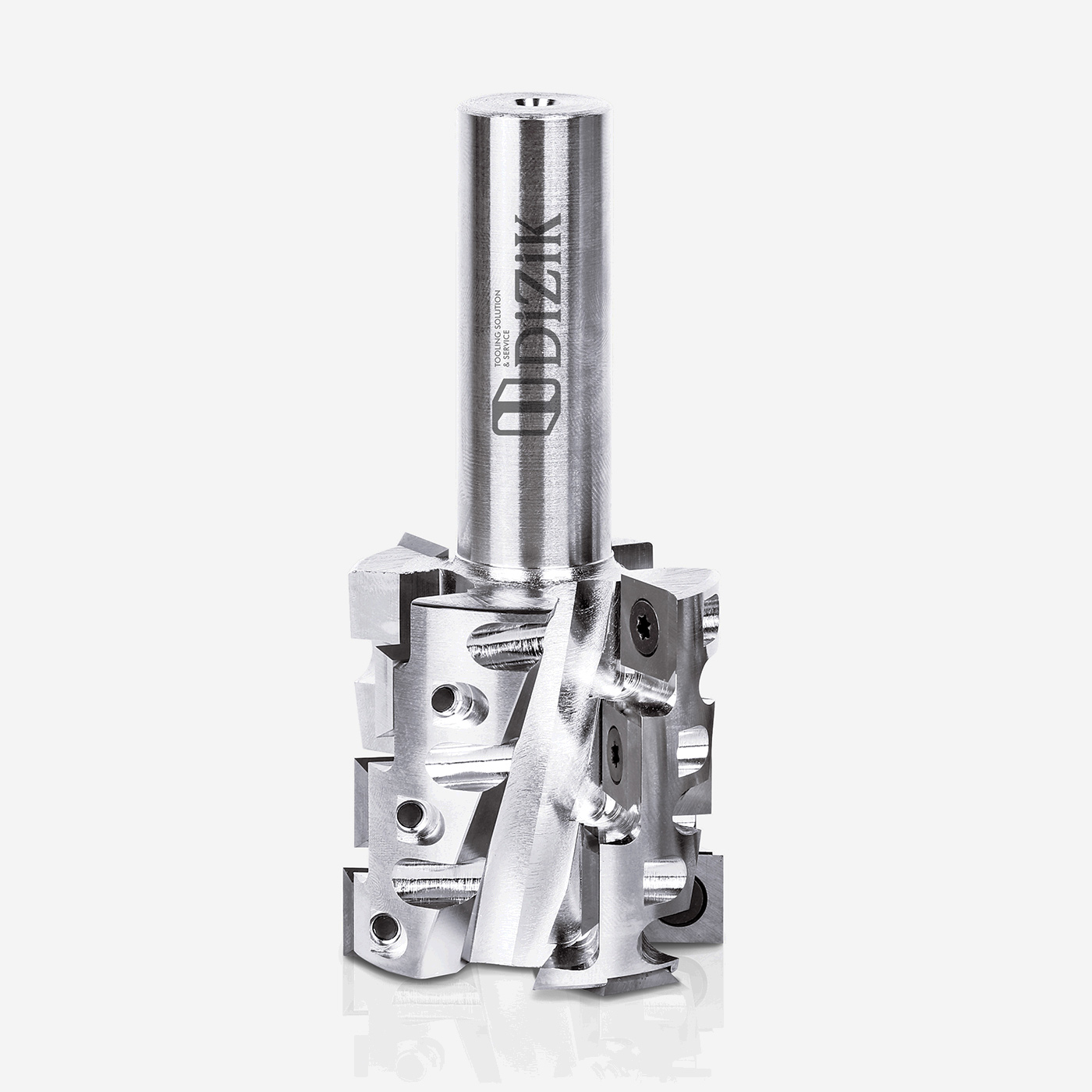DiZiK Router Bit-CNC Milling cutter with 12*12*2.2 Carbide Turnover ...