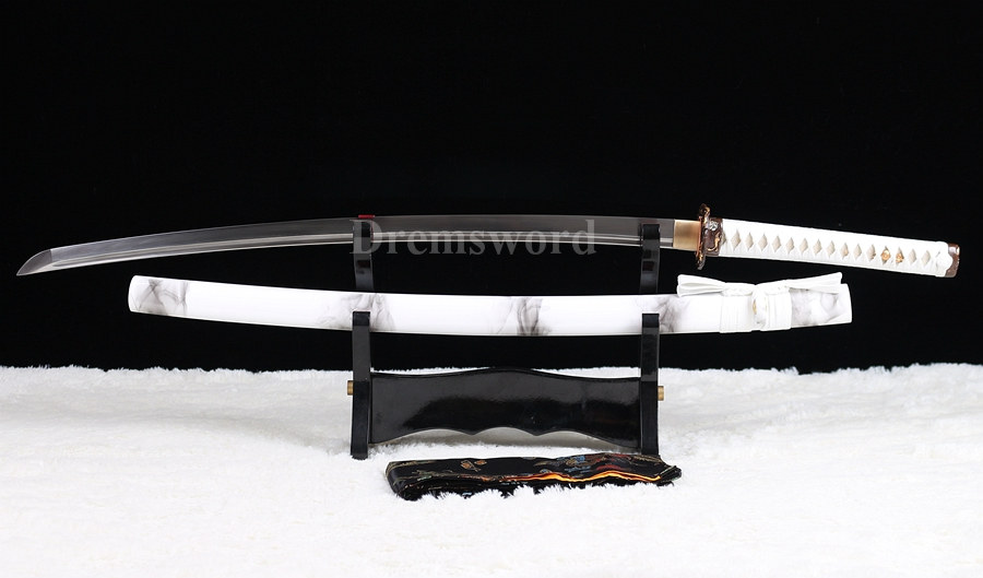 hand forge damascus folded steel japanese samurai real sword katana ...
