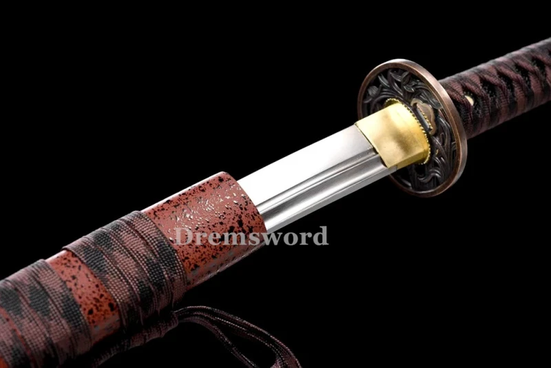 Handmade 1095 High quality Carbon Steel Japanese Sword Samurai Full ...