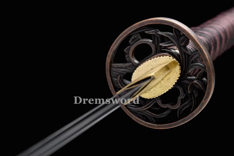 Handmade 1095 High quality Carbon Steel Japanese Sword Samurai Full ...