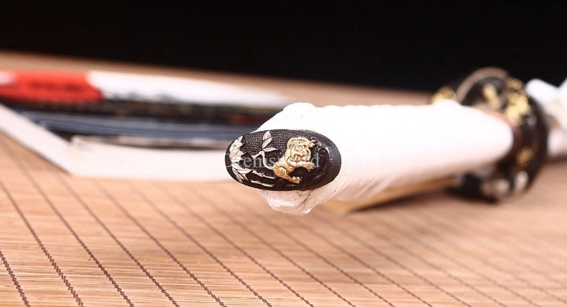 Handmade Damascus Folded Steel Katana Japanese Samurai Rael Sword ...