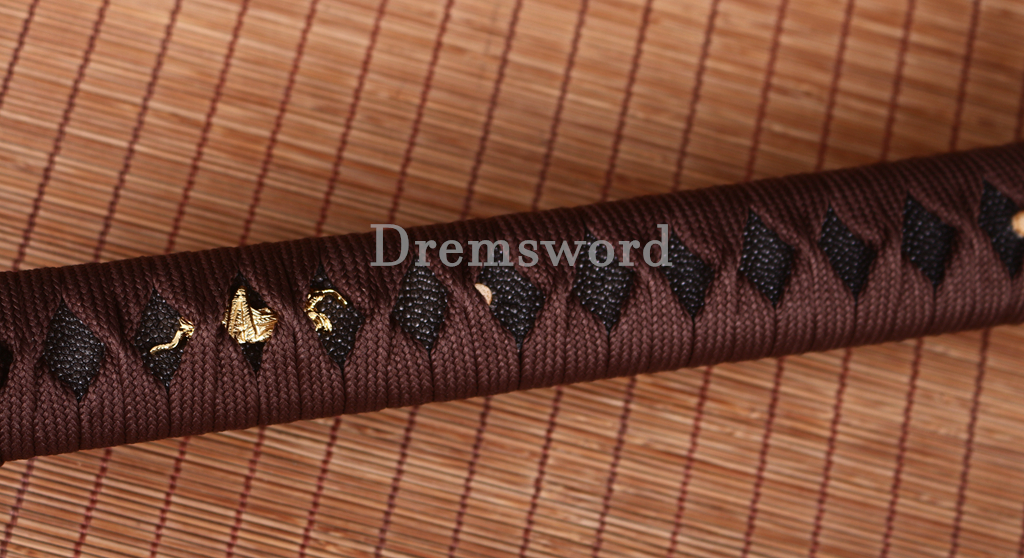 Honsanmai Clay Tempered Katana Japanese Samurai Sword Hadori Polishing ...