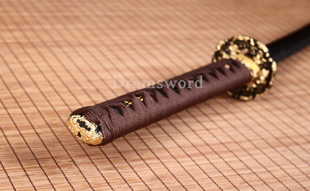 Honsanmai Clay Tempered Katana Japanese Samurai Sword Hadori Polishing ...