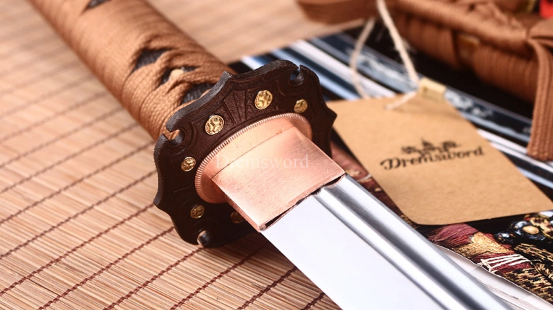 Handmade 9260 Spring Steel Katana Japanese Samurai Real Sword Battle ...