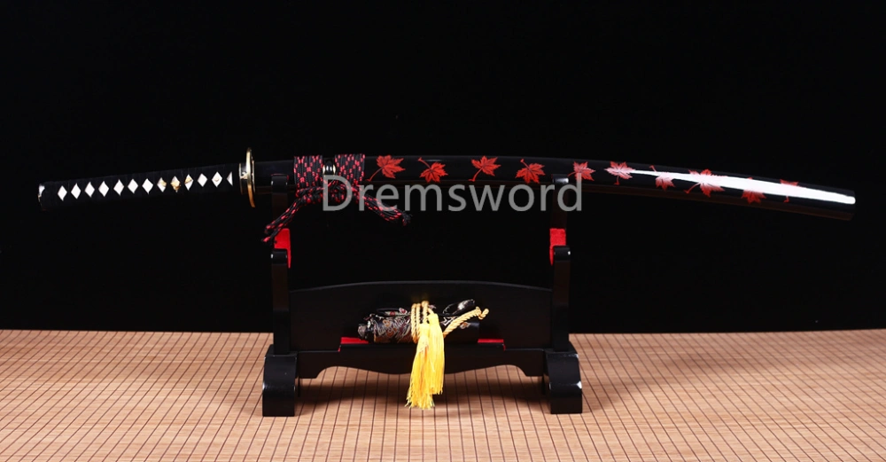T10 Steel Clay Tempered Hitatsura Katana Japanese Samurai Sword Battle ...