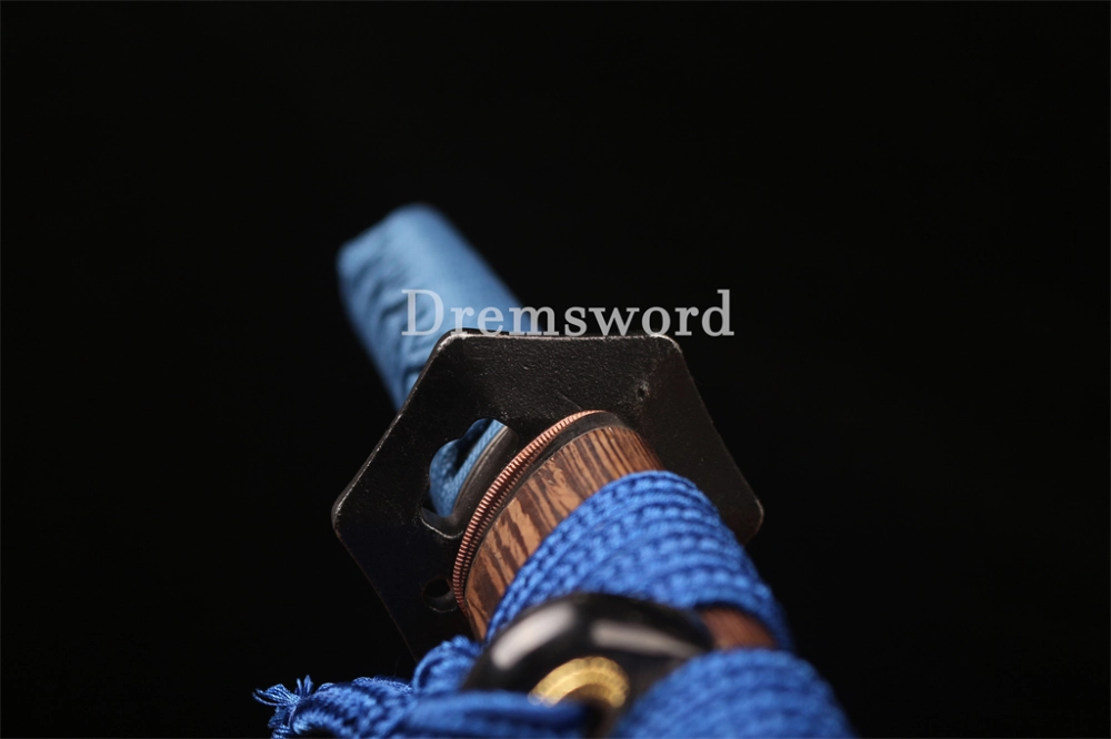 T10 Steel Clay Tempered Choji Hamon Japanese Katana Sword Battle Ready ...