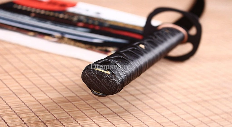Handmade L6 Steel Katana Japanese Samurai Sword Triangle Blood Groove ...