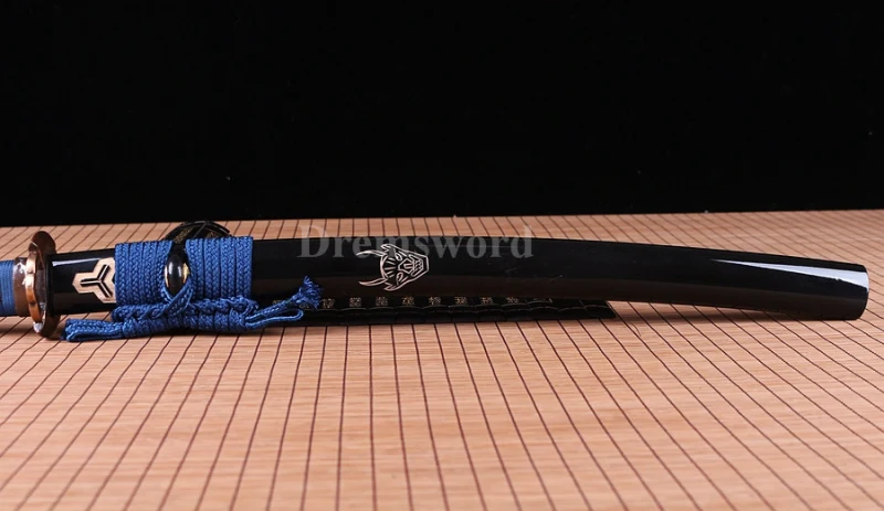 hand forge 9260 spring Steel wakizashi Japanese Samurai Sword full tang ...