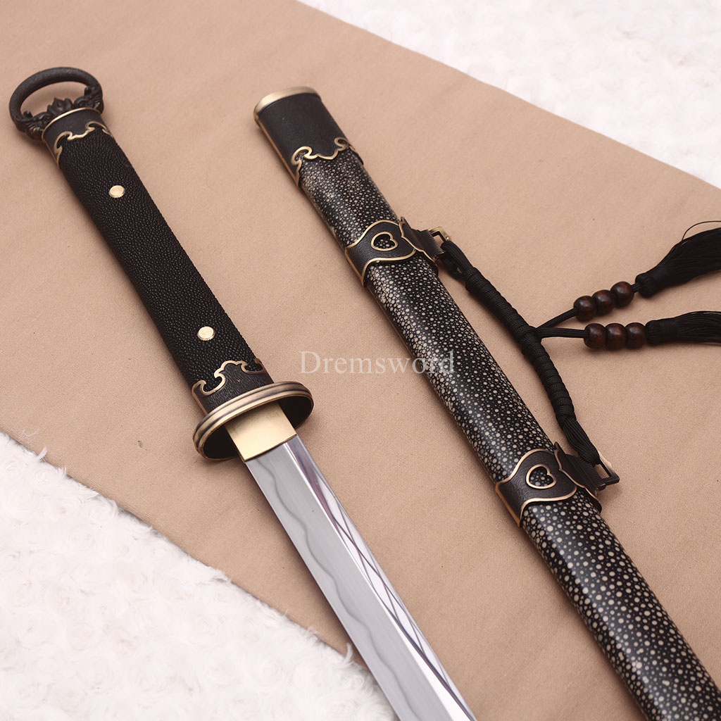 Handmade T10 Steel ClayTempered Tang Dao Traditional Chinese Functional ...