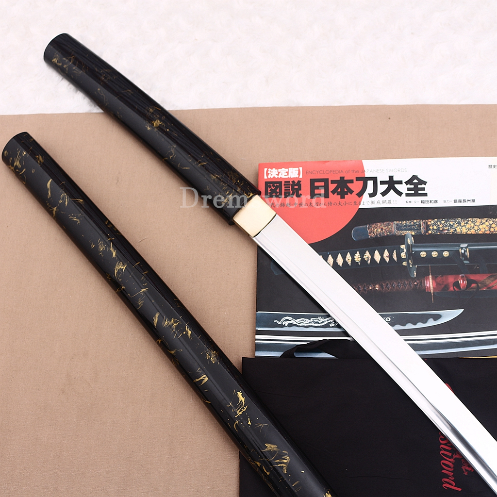 Handmade 9260 Spring Steel Katana Japanese Samurai Sword Battle Ready ...