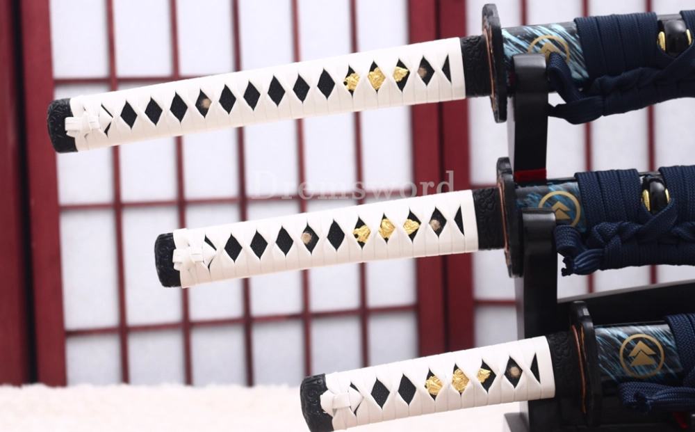 T10 Clay Tempered Hadori Polishing Suguha Hamon Katana Japanese Samurai ...