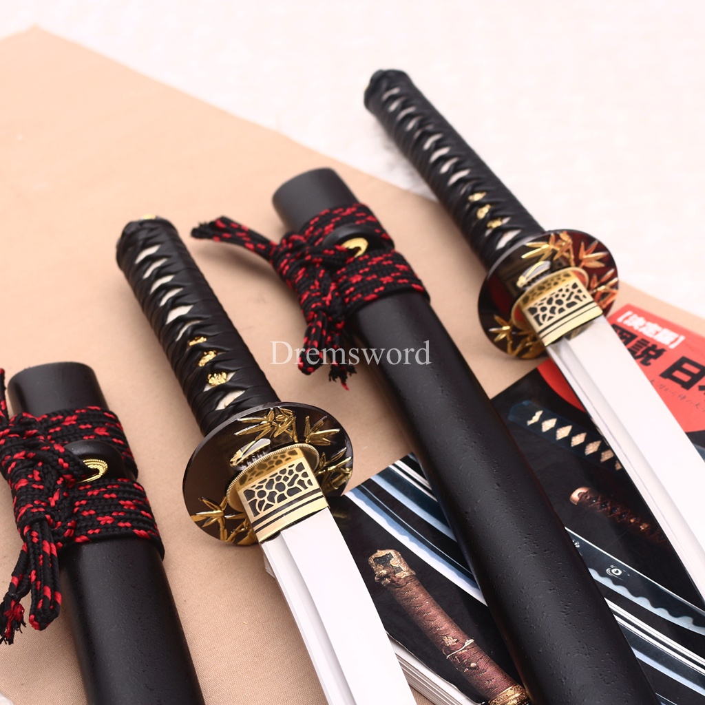 9260 Spring Steel Daisho Dragon Katana + Wakizashi Set Japanese Samurai ...