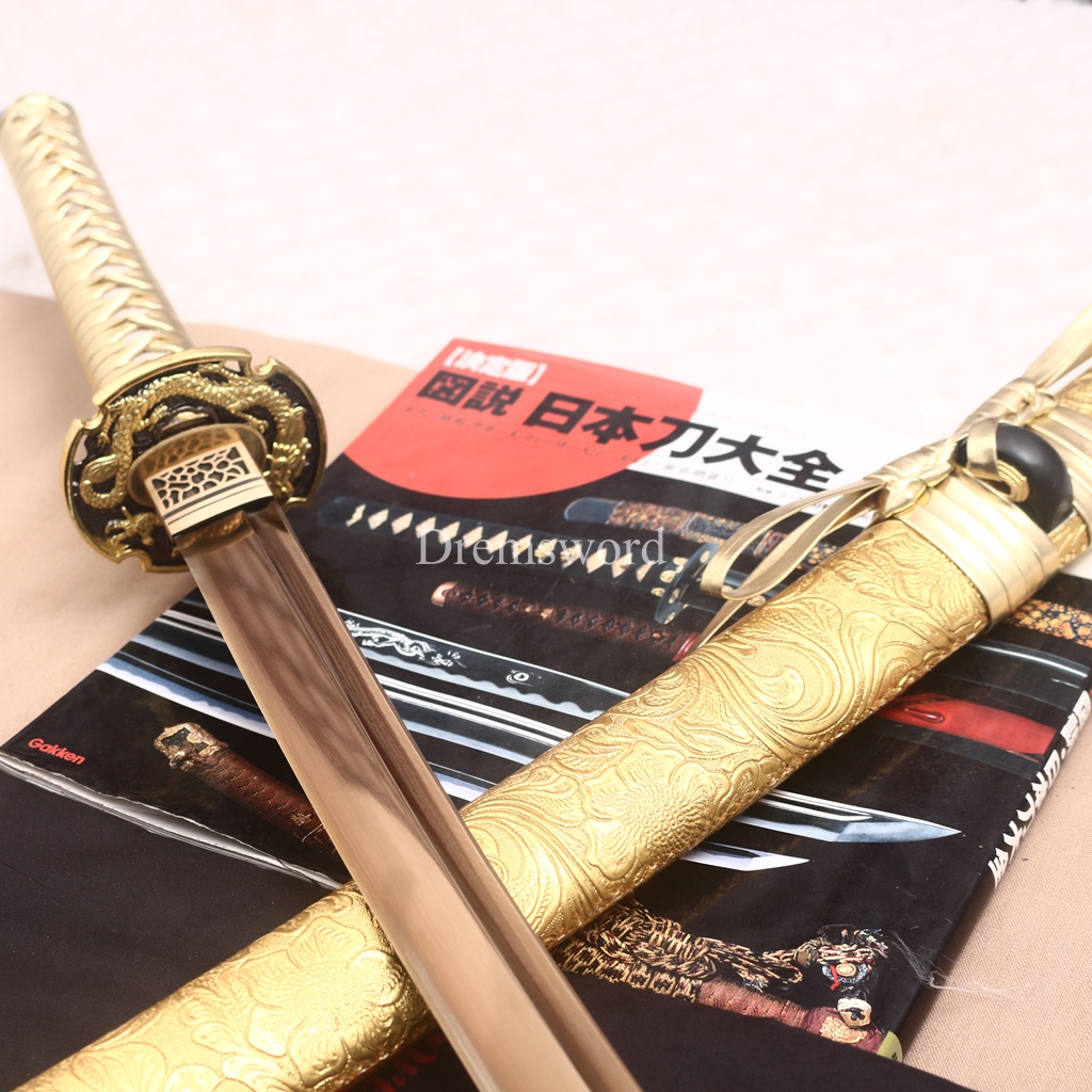 Handmade 9260 Spring Steel Functional Katana Japanese Samurai Sword ...
