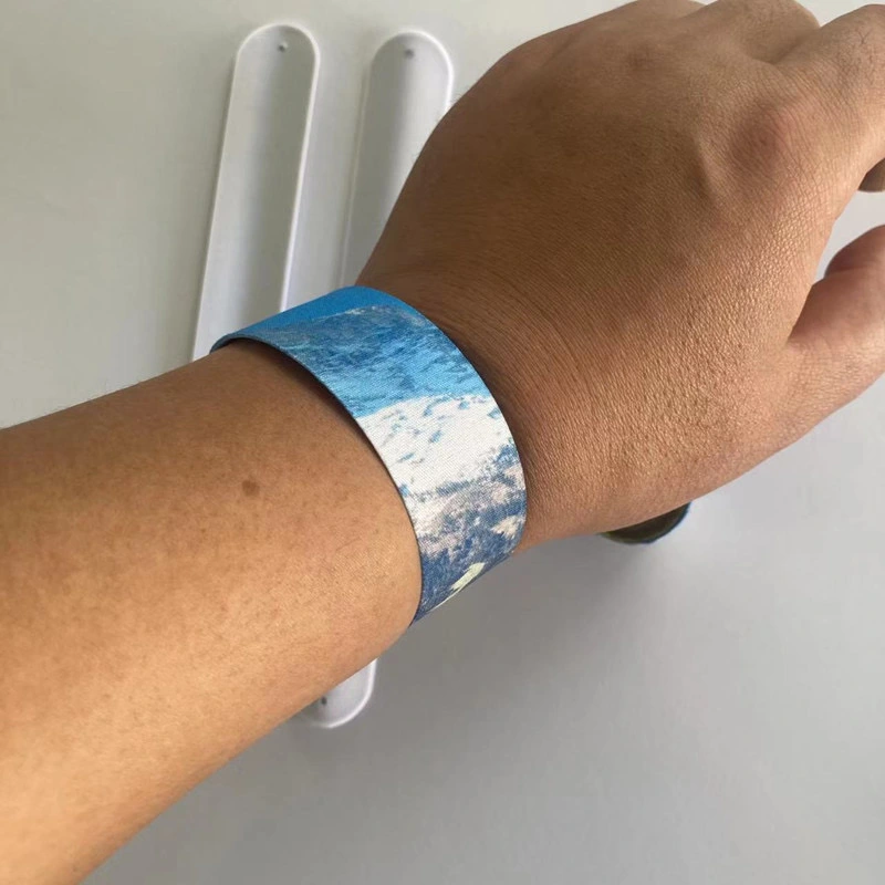 Alwin New arrival Sublimation Plastic Slap Wristband double-side ...