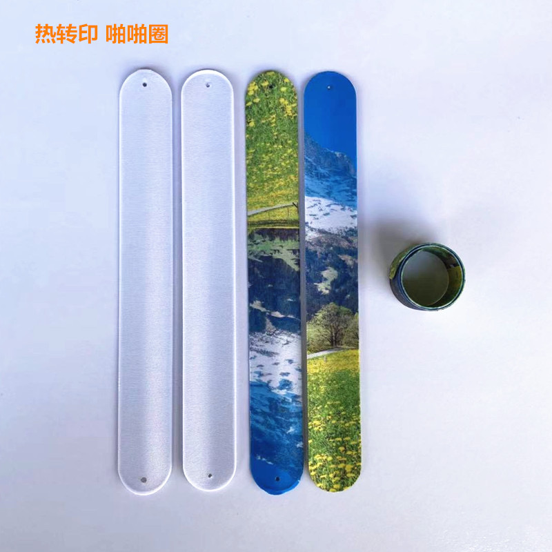 Alwin New arrival Sublimation Plastic Slap Wristband double-side ...