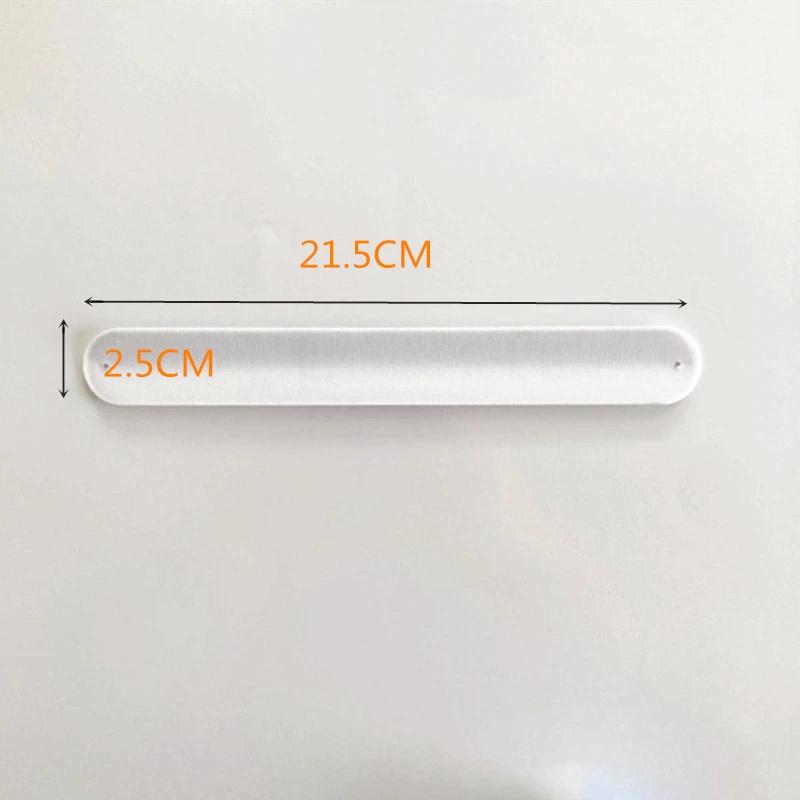 Alwin New arrival Sublimation Plastic Slap Wristband double-side ...