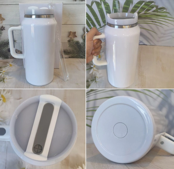 Alwin USA RTS 64oz Sublimation Quencher Adventure Travel Mug with Handle