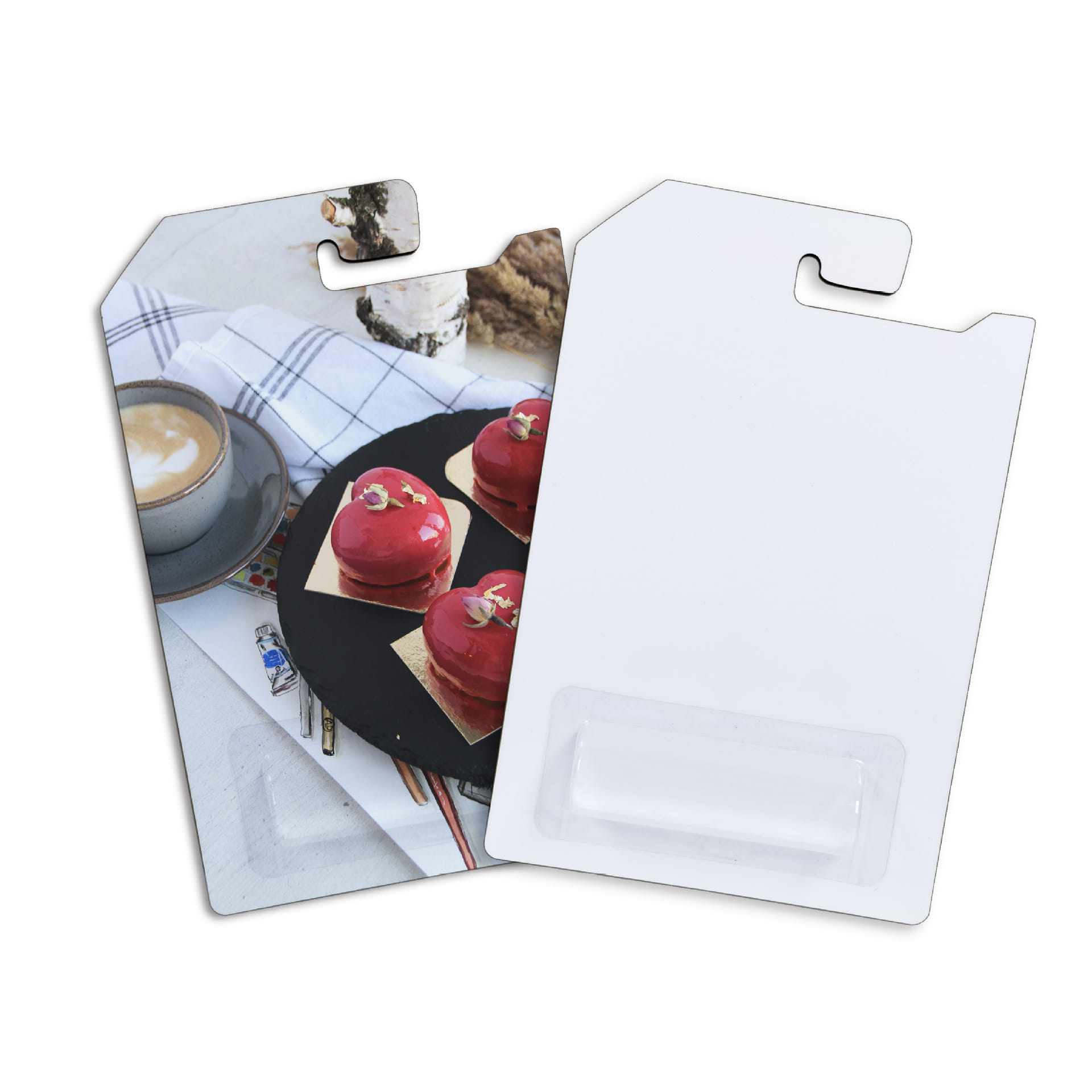 Alwin China RTD Sublimation blank MDF money holder gift card Hot Sale