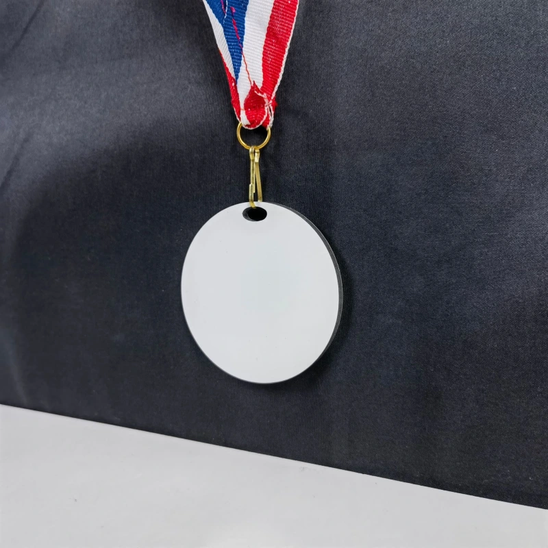 Alwin China RTS Sublimated blank MDF board medal double-sided sublimation
