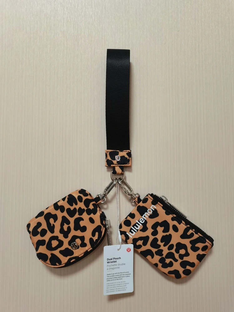 Alwin China RTS Lulu Lemon wallets Keychain Mxied Color Air Shipping