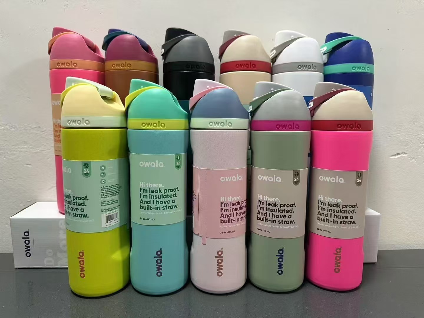 Alwin China RTS Hot Sale 24oz 32oz Owala Stainless Steel Cup with ...