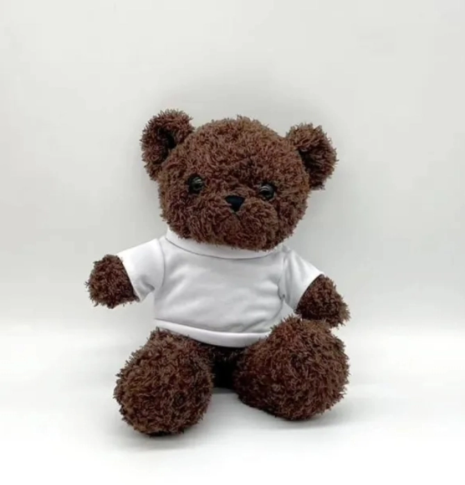 Alwin USA warehouse sublimation white t shirt bear 24pcs/carton Hot Sale