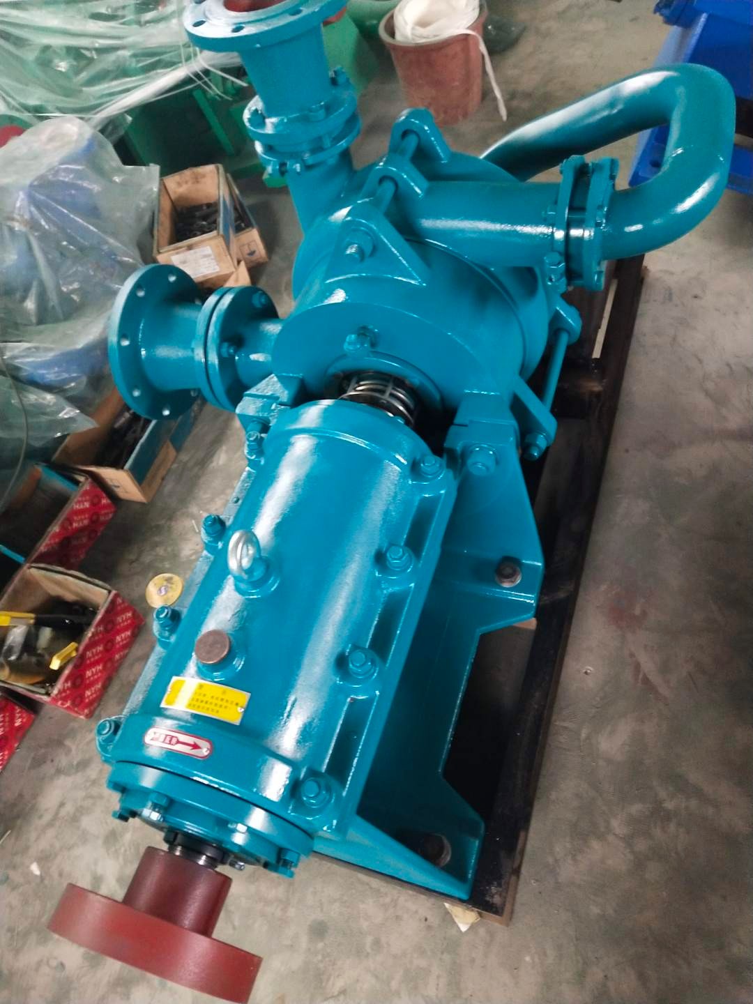 Filter press feed pump