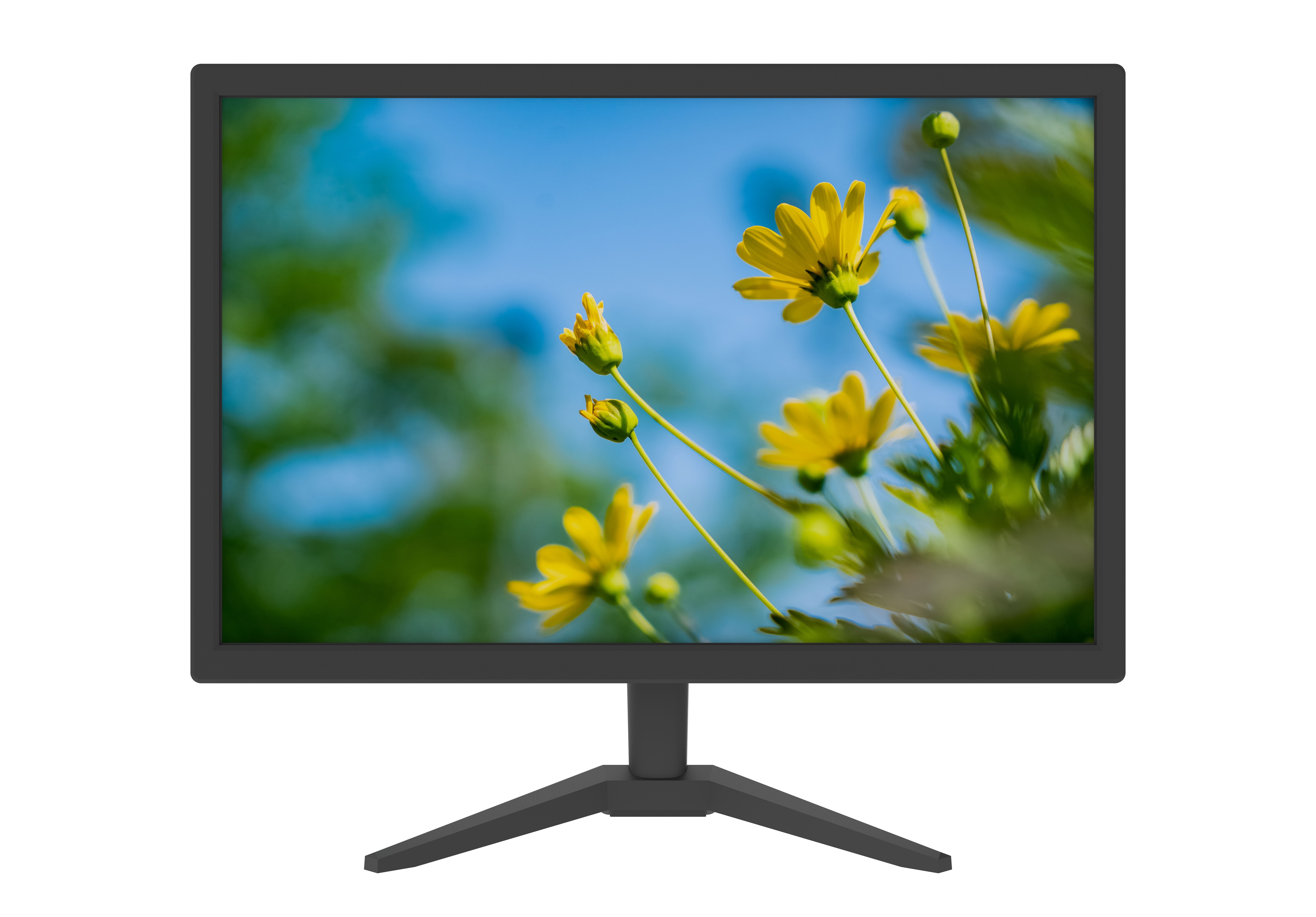 20inch Flat FHD Computer Monitor with Triangle Base
