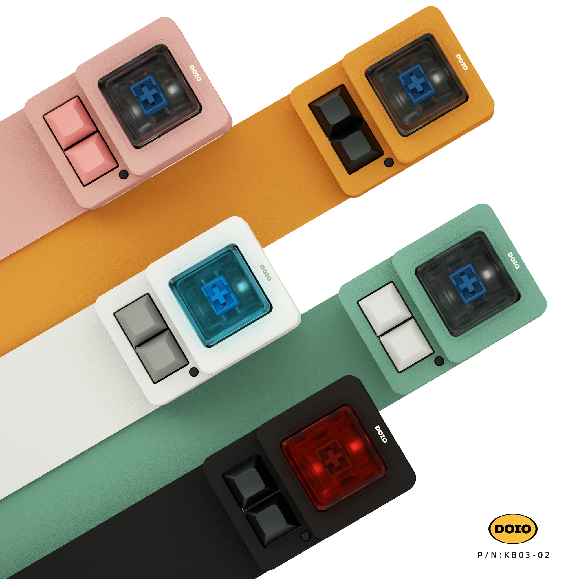 3 keys Mechanical keyboard Silent version