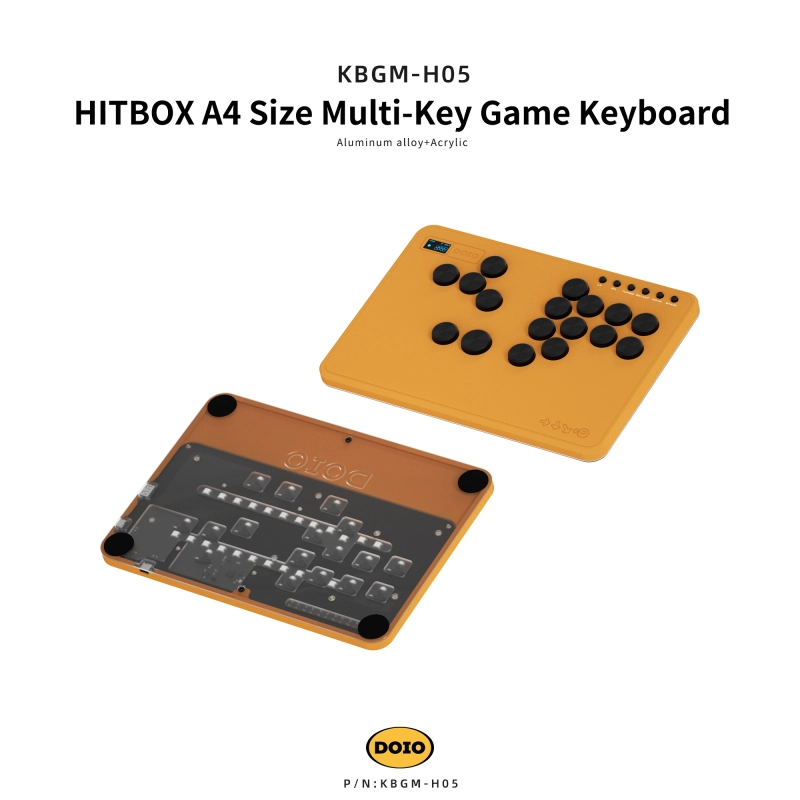 HITBOX A4 Size Multi-Key Game Keyboard