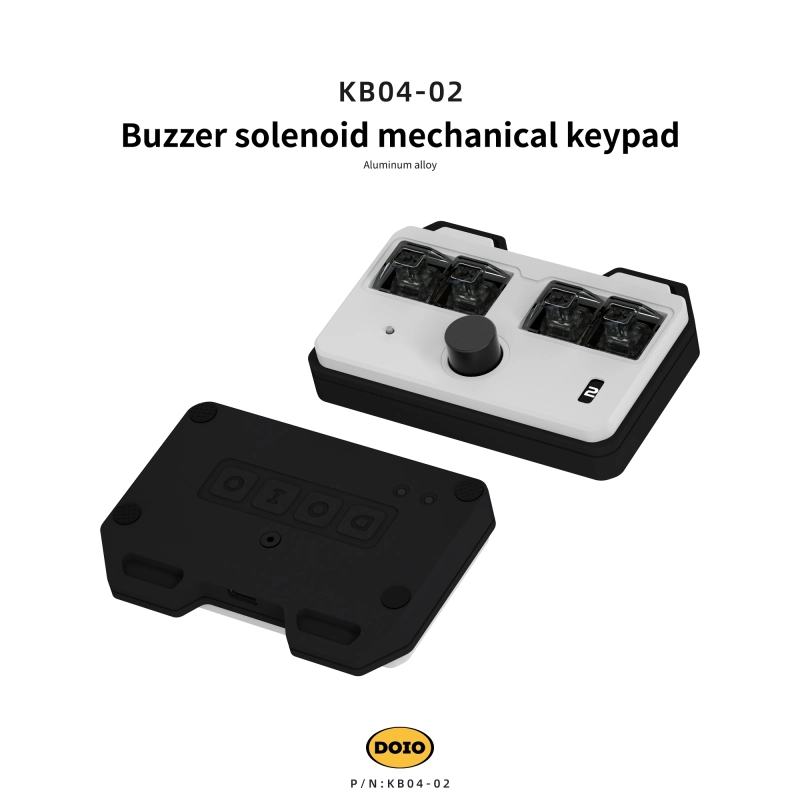 Buzzer solenoid mechanical keypad