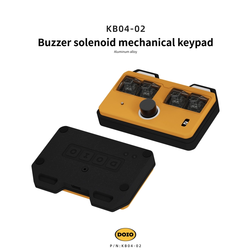 Buzzer solenoid mechanical keypad