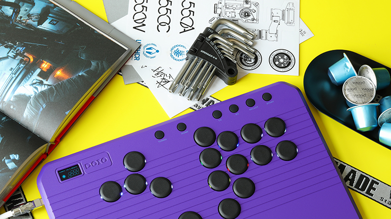 HITBOX A4 Size Multi-Key Game Keyboard KBGM-H07A