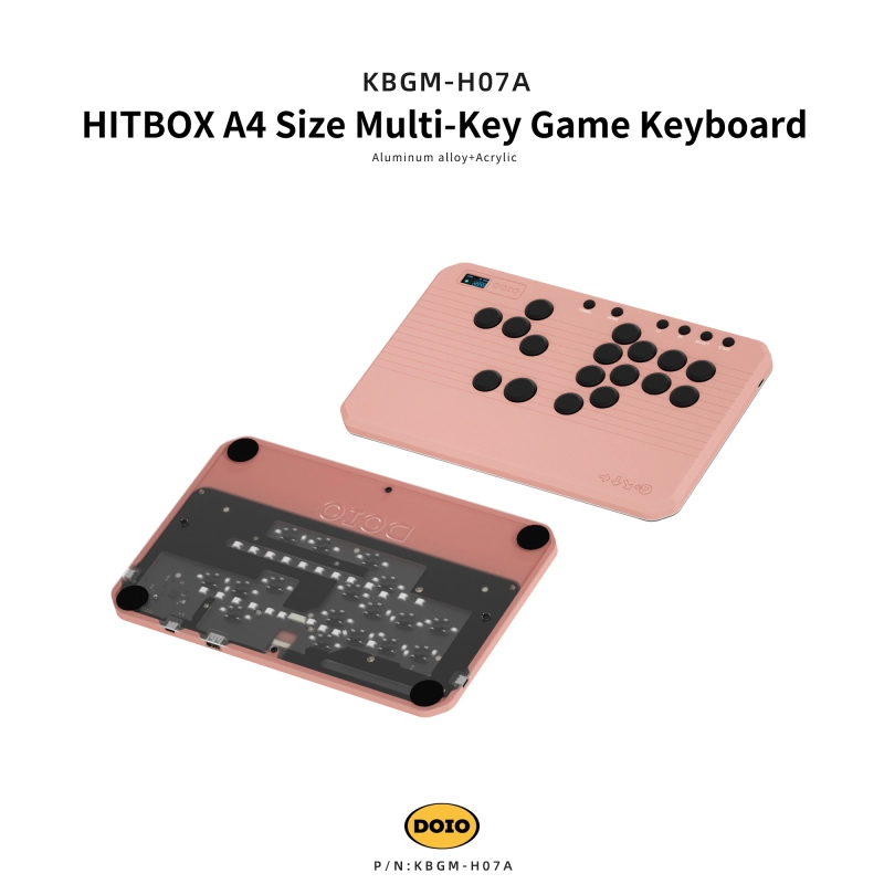 HITBOX A4 Size Multi-Key Game Keyboard KBGM-H07A