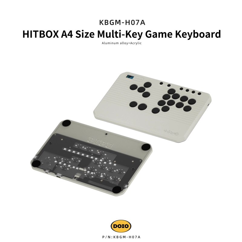 HITBOX A4 Size Multi-Key Game Keyboard KBGM-H07A