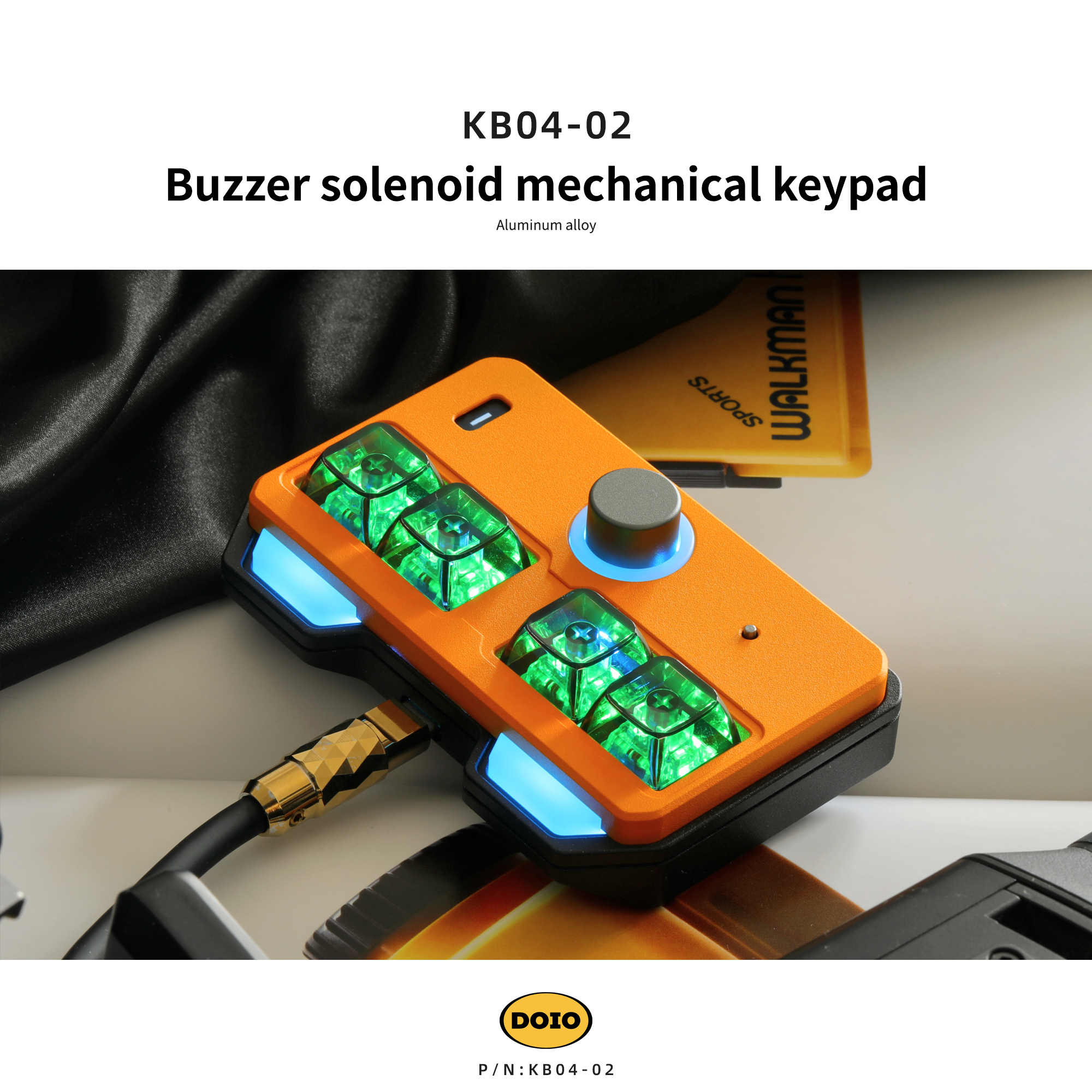 Buzzer solenoid mechanical keypad KB04-02