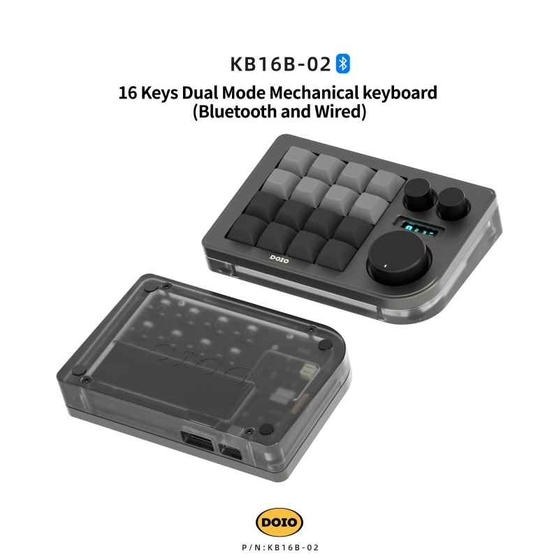 DOIO 16 keys Programmable Multifunction Mechanical keyboard Version ...