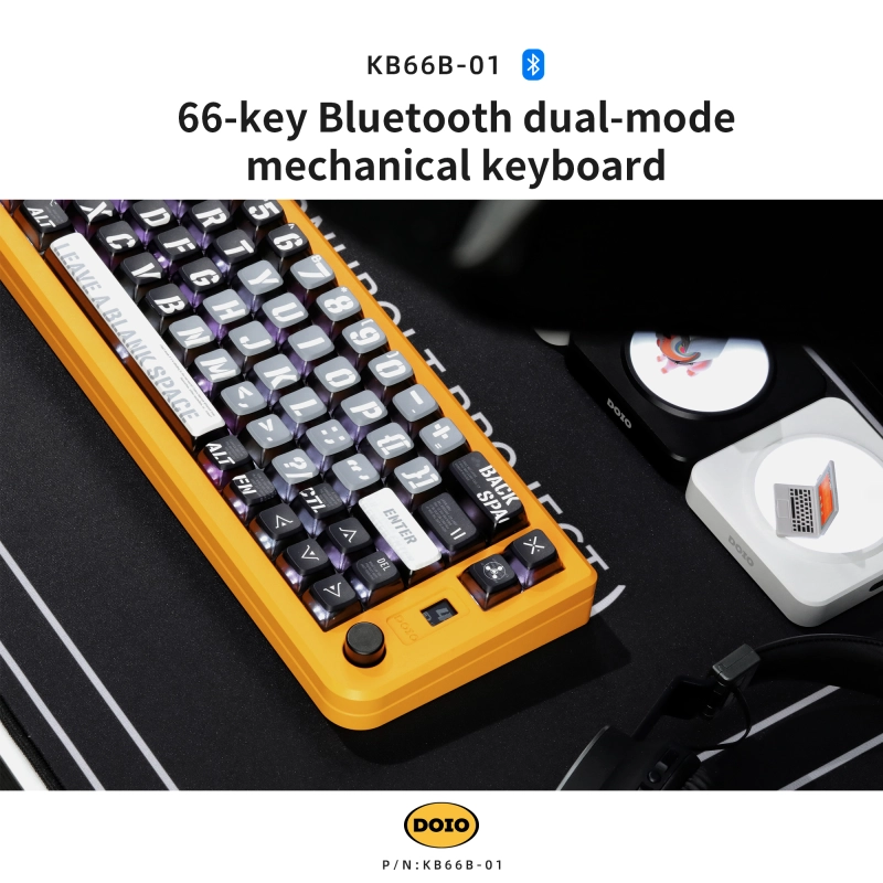 66-key Bluetooth dual-mode mechanical keyboard kit KB66B-01