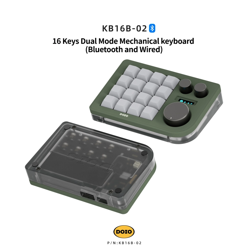DOIO 16 keys Programmable Multifunction Mechanical keyboard Version ...