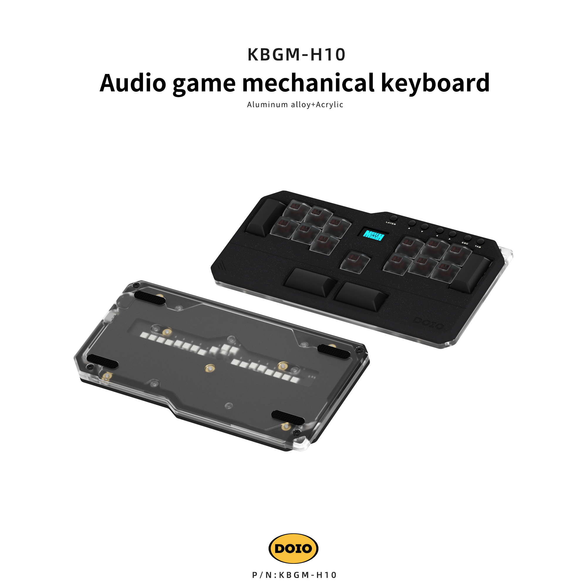 Audio game mechanical keyboard KBGM-H10