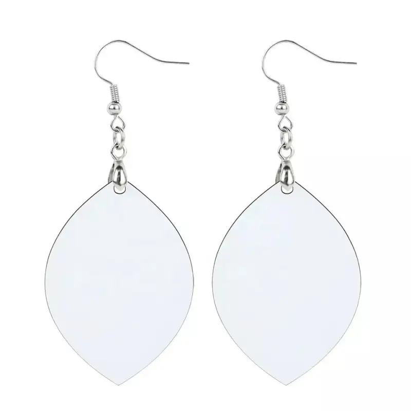ERG06-Sublimation MDF Leaf Earring