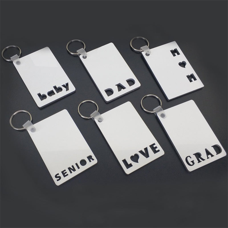 KRP25-Sublimation MDF Key Ring