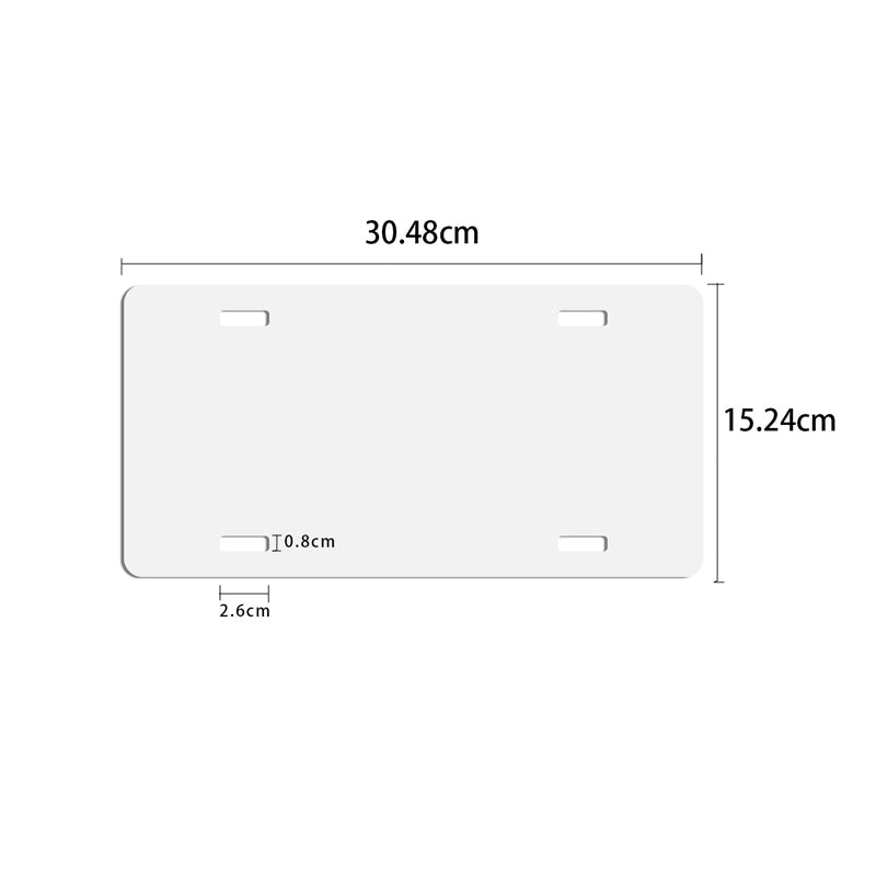 Sublimation License Plates Blanks Wholesale Metal Photo License Plates