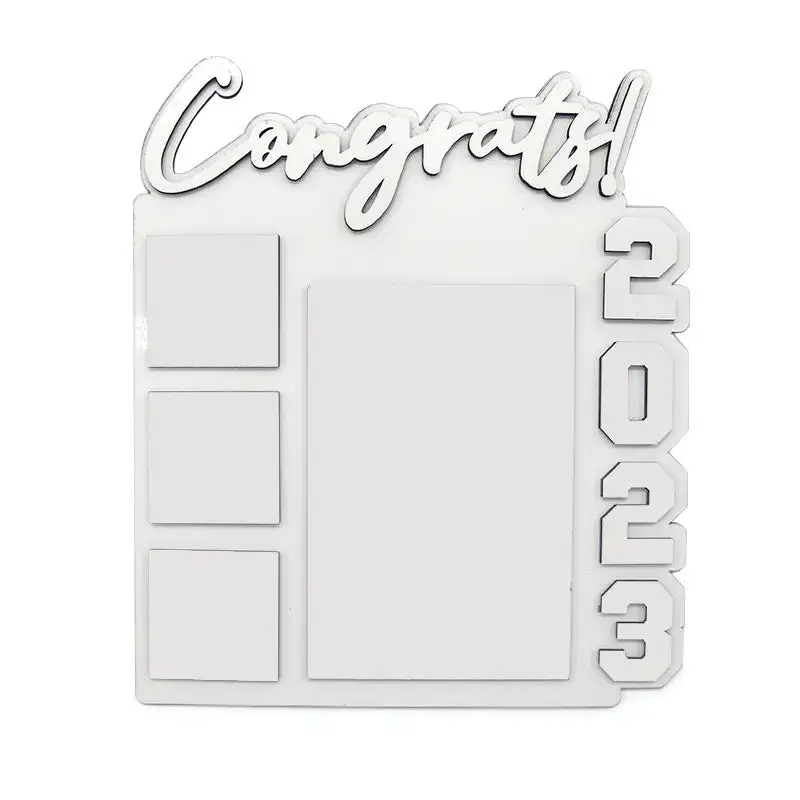 MDPF48-Sublimation Congrats Photo Frame