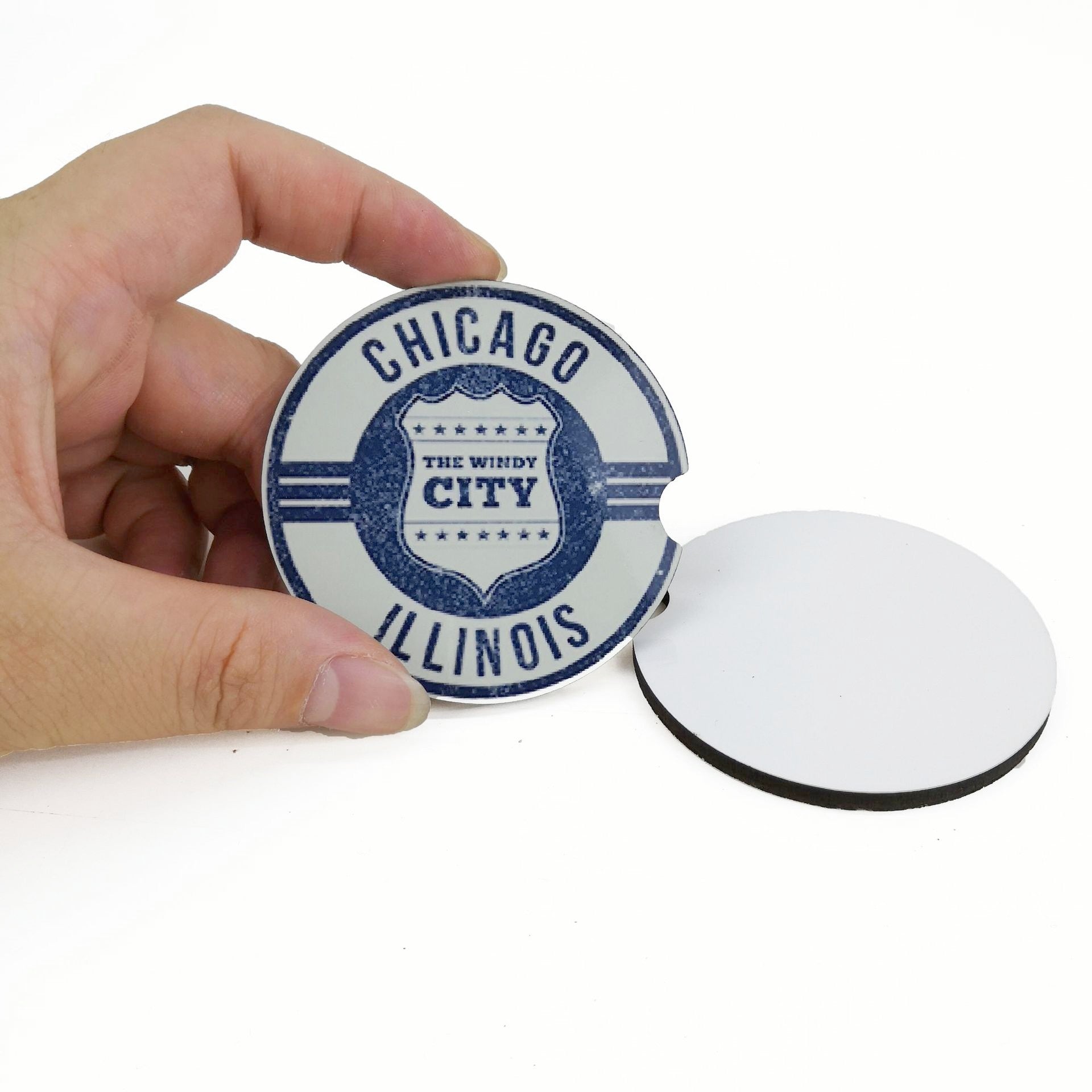 SUWC12-Sublimation MDF Car Coaster